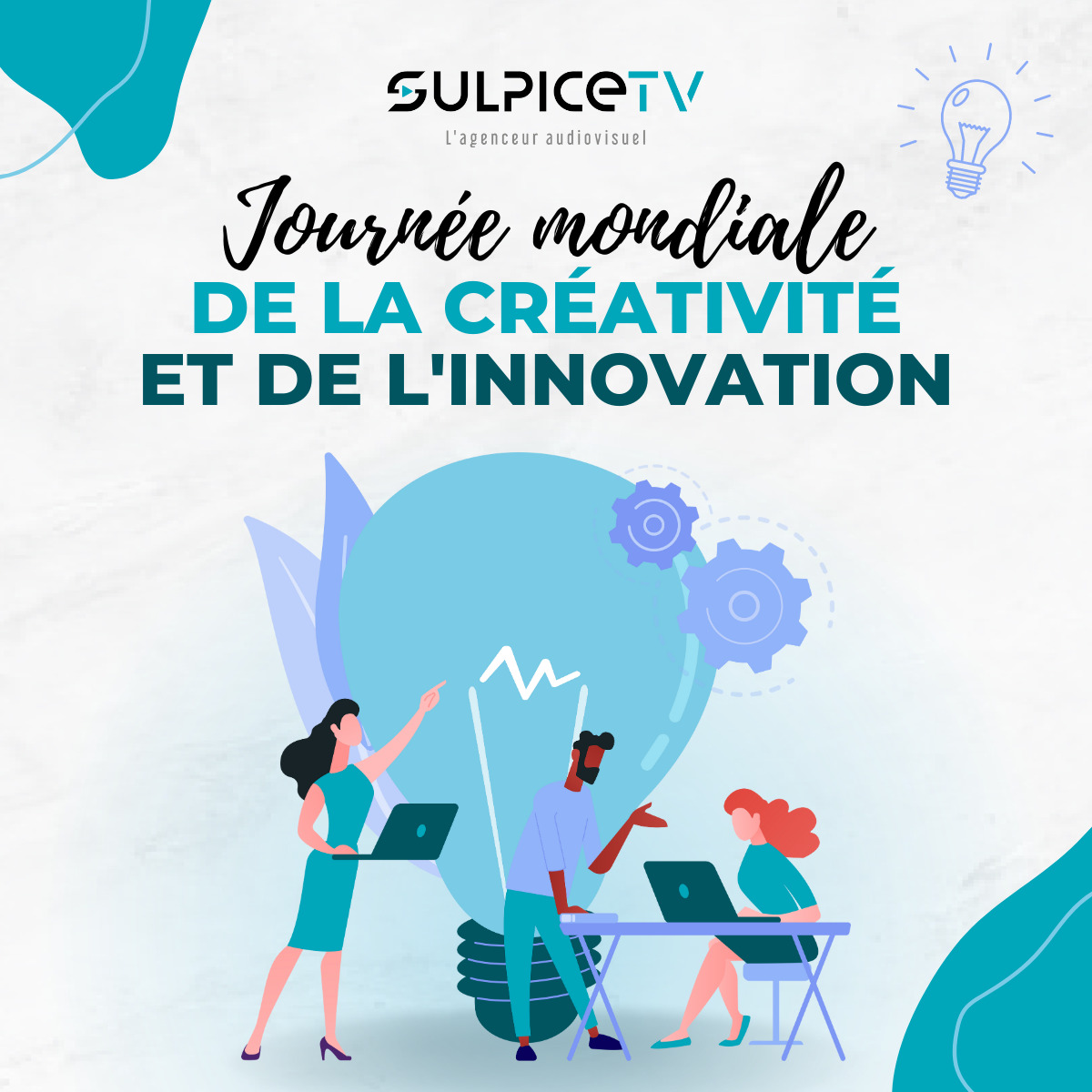 Aujourd'hui, SULPICE TV célèbre la Journée mondiale de la créativité et ...
