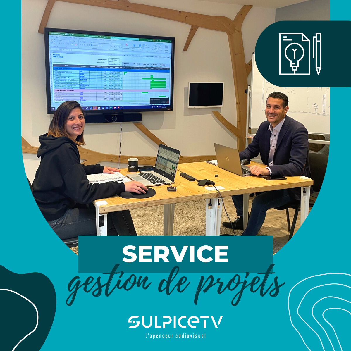 Nous sommes fiers de vous présenter notre service Gestion de Projets ...